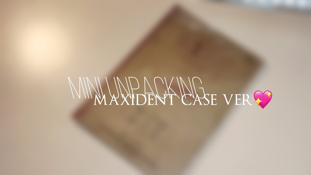 mini unpacking|maxident case ver| поймали чанбина - YouTube