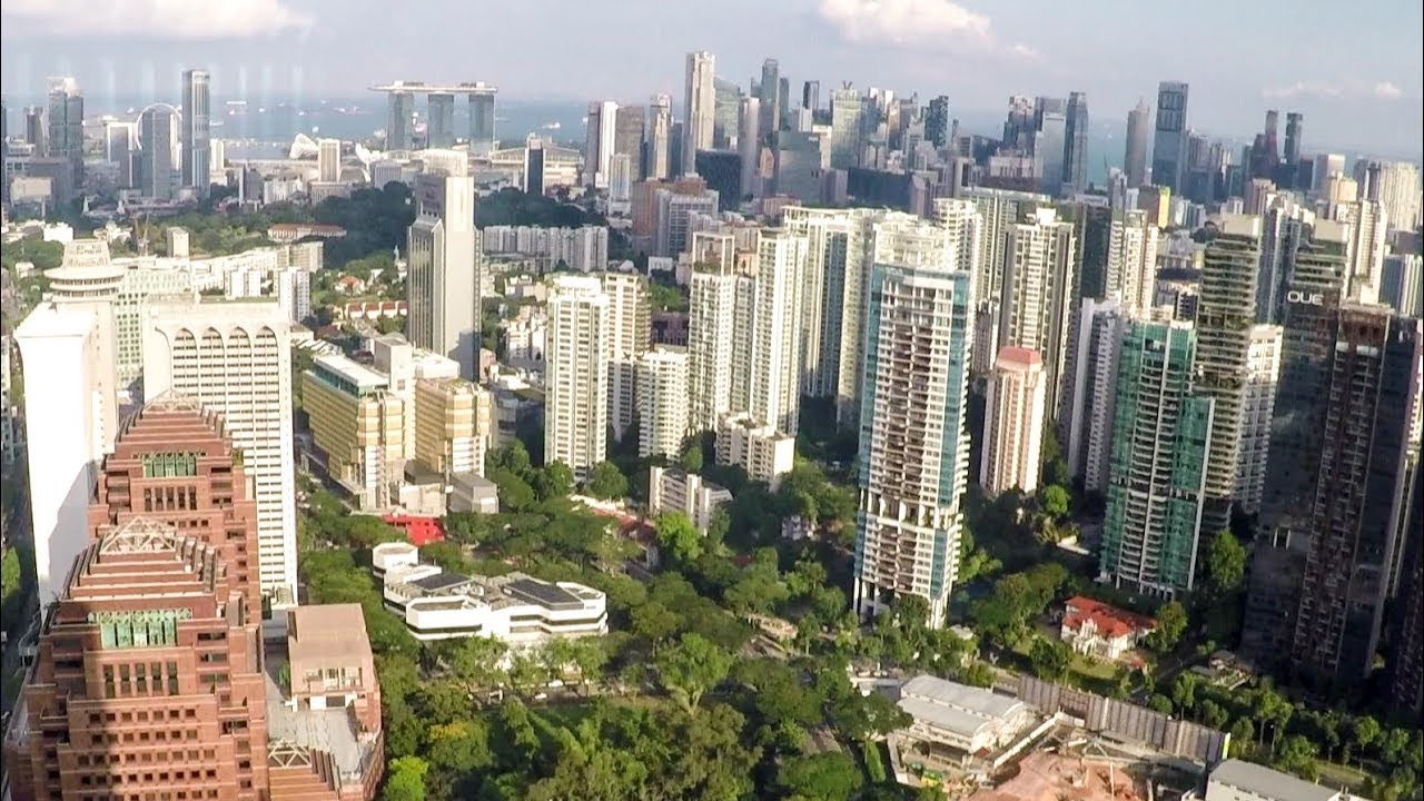 Singapore. ION Sky Observatory Deck. Great Panoramic City View - YouTube