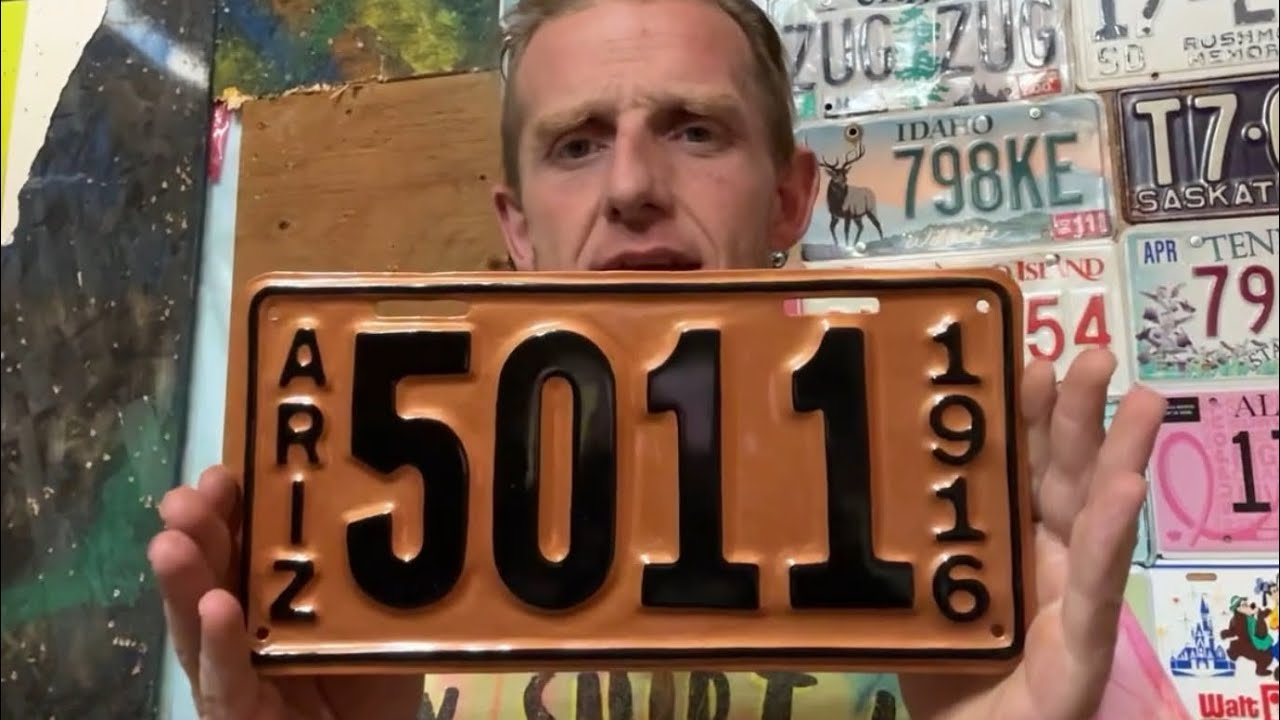 Mystery license plate package 250 - YouTube