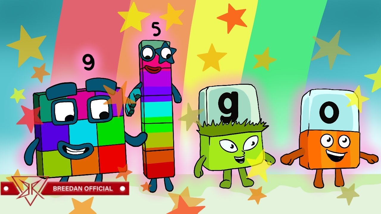 Numberblocks and Alphablocks Rainbow with The Star Change Color ...