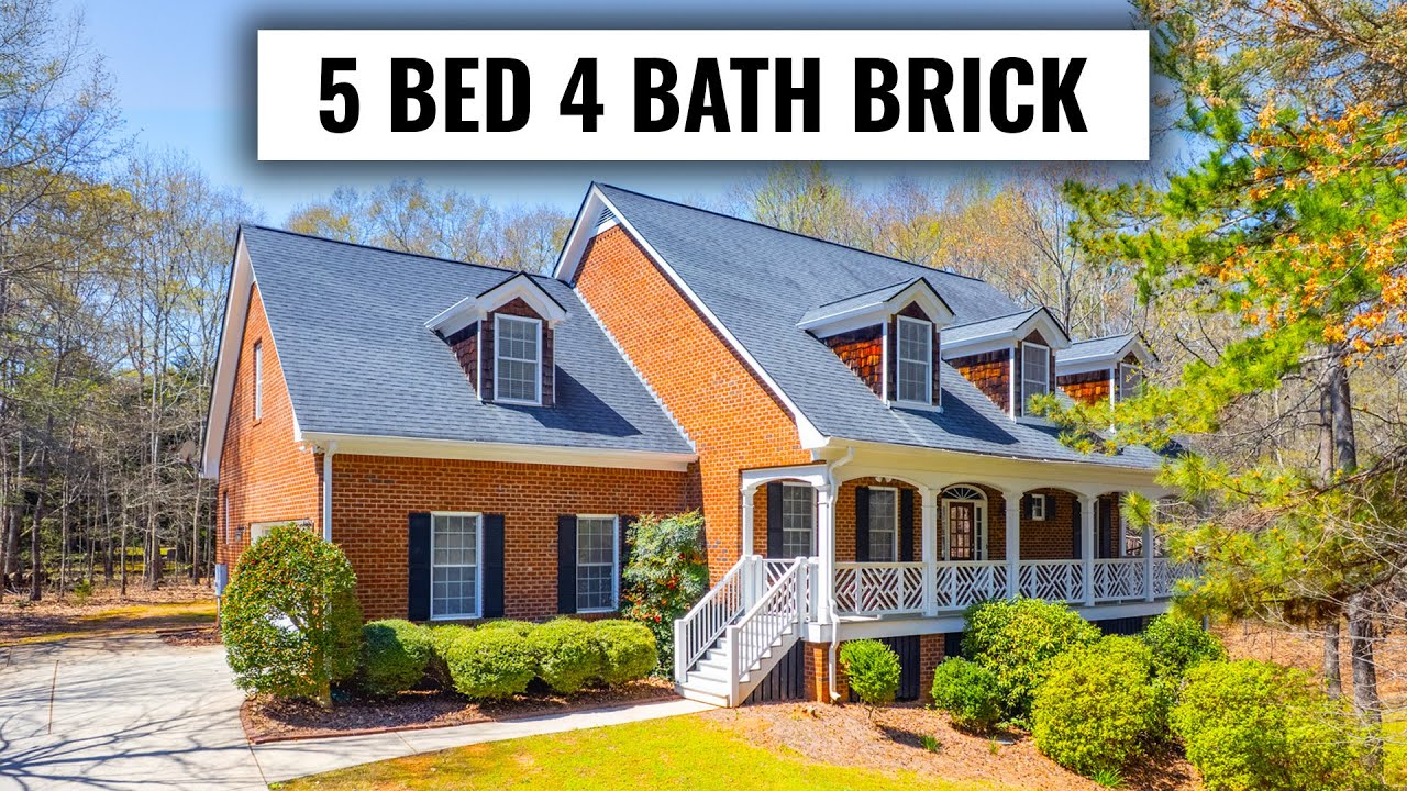 Stunning 4-Sided Brick Home in Statham, GA | With a Basement! - YouTube