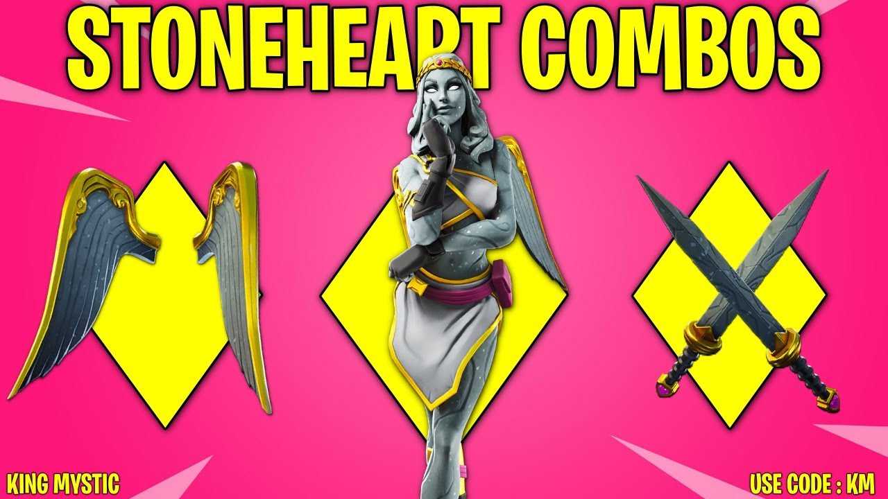 New Female Love Ranger (STONEHEART) Best Combos in Fortnite! - YouTube