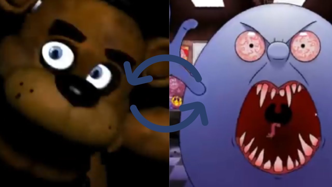 FNAF 1-2 and ONAF 1-2 But They Have Swapped Jumpscare Sounds - YouTube