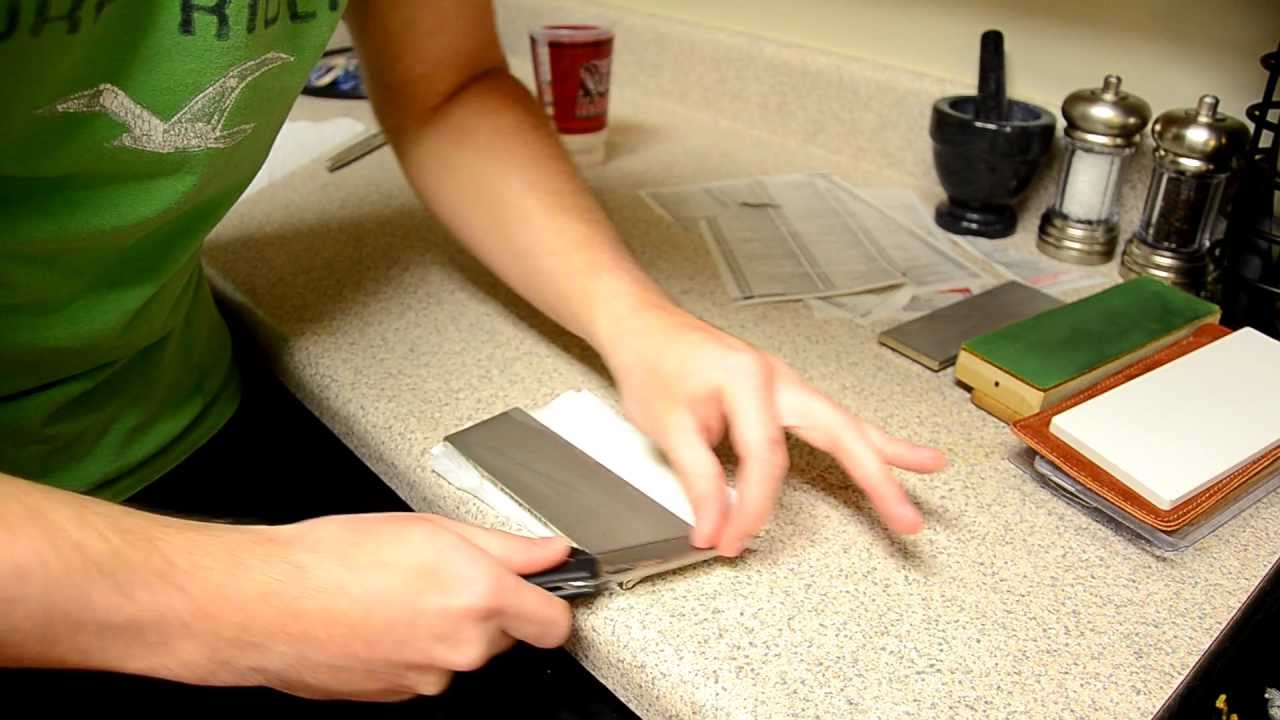 Free Hand Sharpening: Mirror Polish with Diamonds and Ceramic - YouTube
