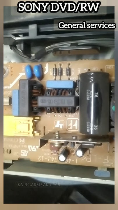SONY DVD REPAIR #dvd #electronic #repair #repairing #diy - YouTube