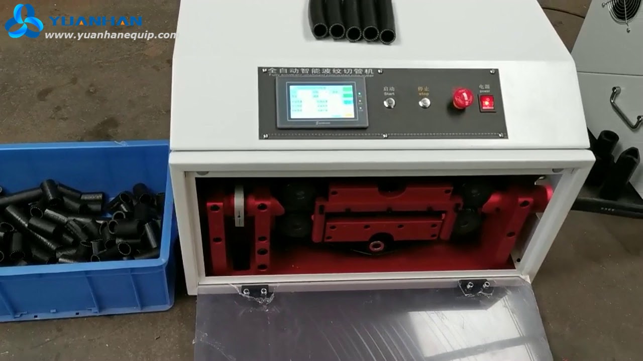 PVC PE PPR Pipe Cutting Machine YH-400/01 - YouTube