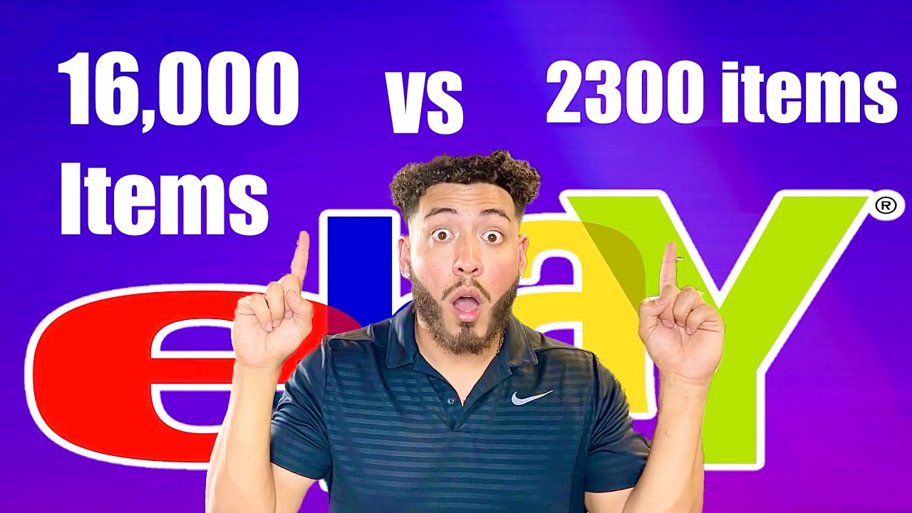 My EBAY store SHRUNK from 16,000 items to 2300 items listed, HERE IS ...