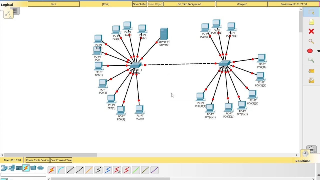 Activity 4 Interconnecting LANs with a Switch - YouTube