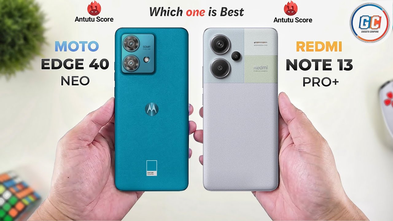 Moto Edge 40 Neo Vs Redmi Note 13 Pro Plus - YouTube