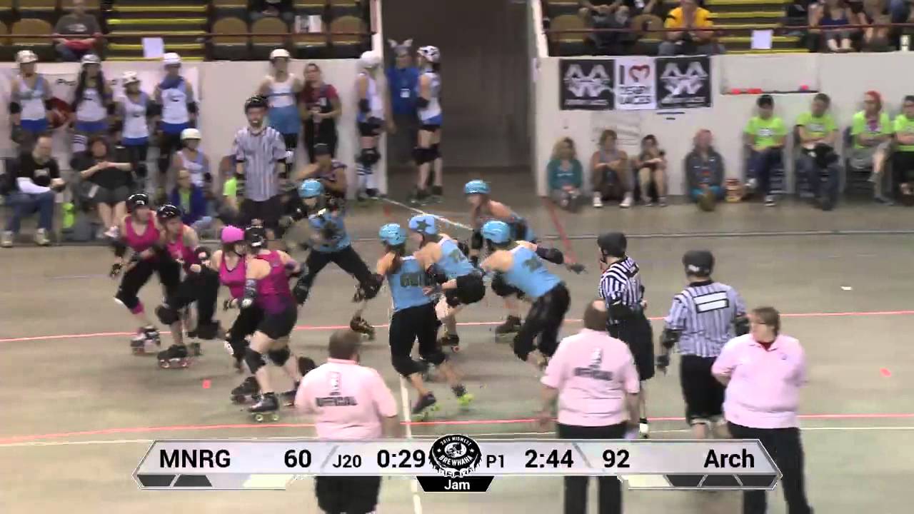 Minnesota RollerGirls All-Stars v Arch Rival Roller Girls All Stars ...