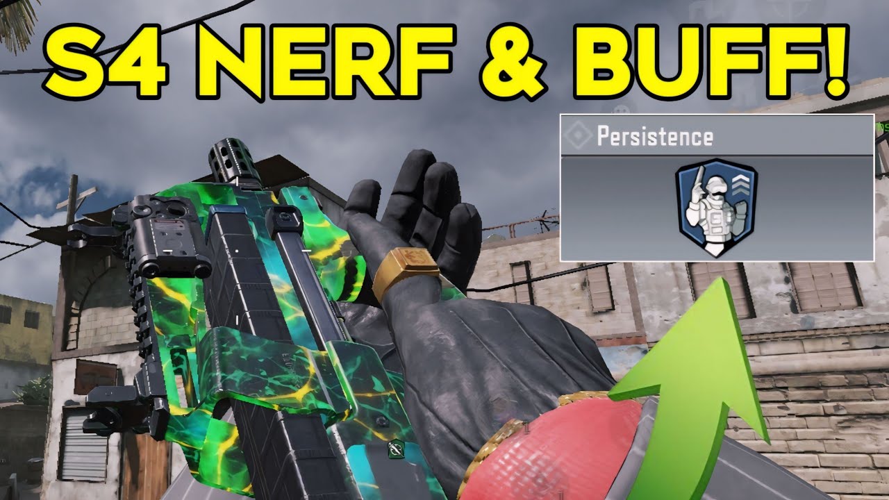 CBR4 & PERSISTENCE PERK GOT BUFF IN SEASON 4 | COD MOBILE - YouTube