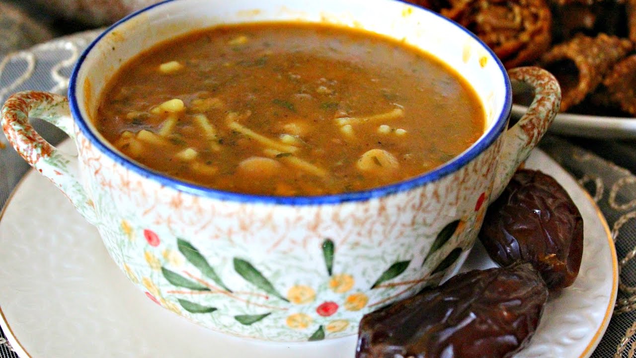 الحريرة المغربية على اصولها لذيذة باسهل طريقة للتحضير Harira marocaine ...