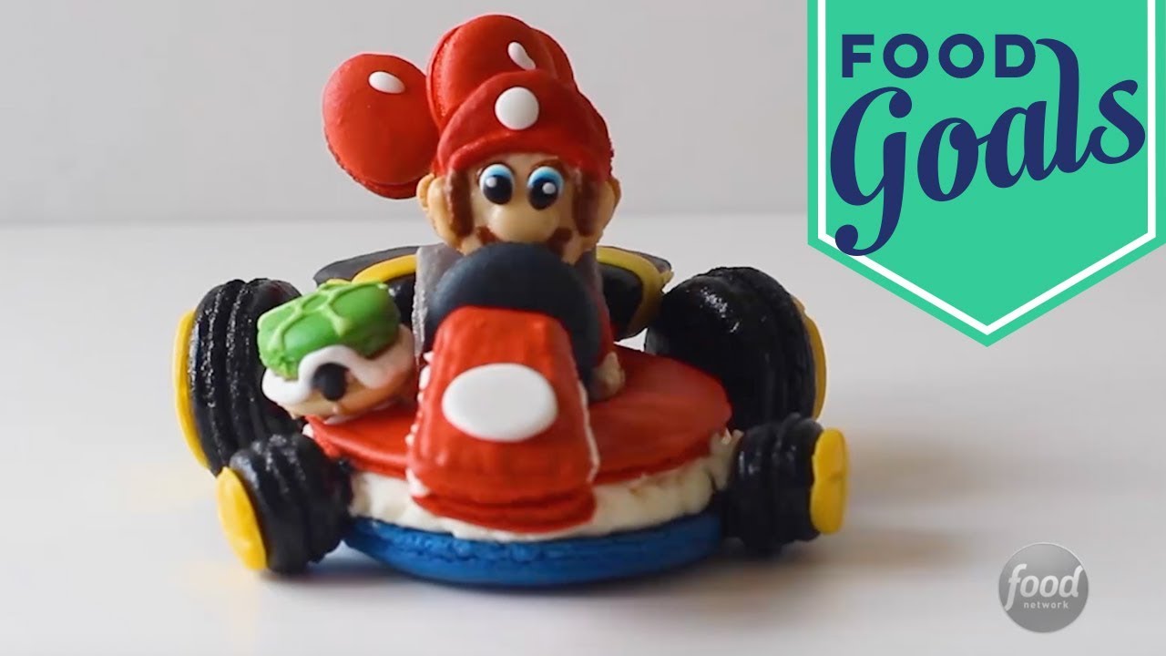 3D Mario Kart-Inspired Macarons | Food Network - YouTube