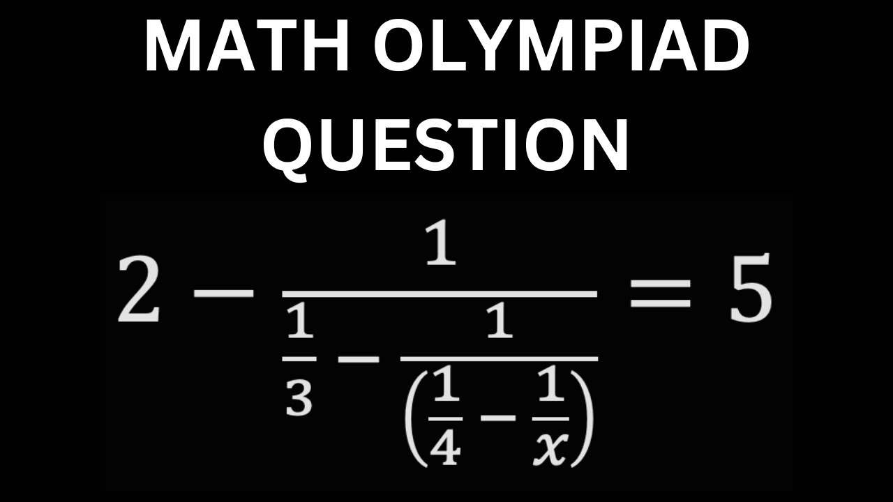 Math Olympiad Question | (A Nice Rational Problem) - YouTube