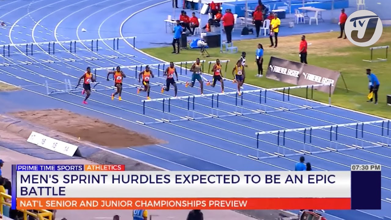 Men's Sprint Hurdles Expected to be an Epic Battle - YouTube