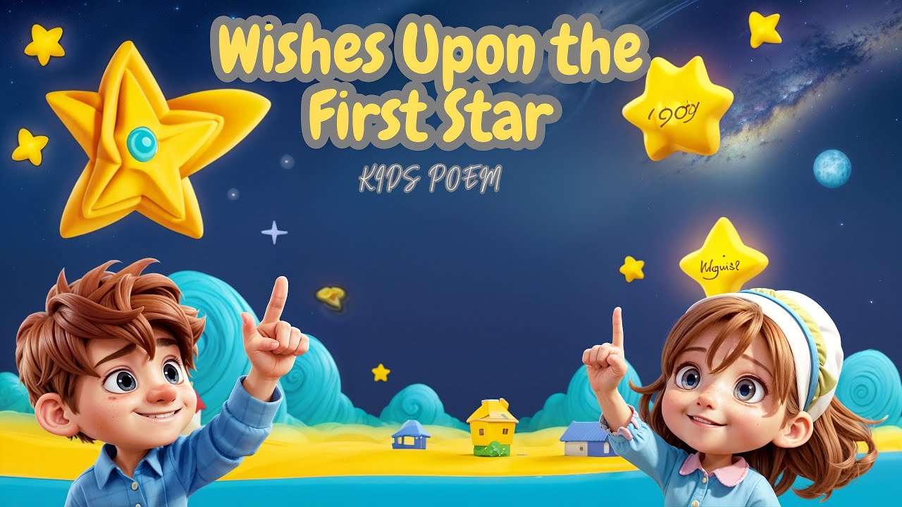 Wishes Upon the First Star | Kids Poem | #trending #viral #ytshort # ...