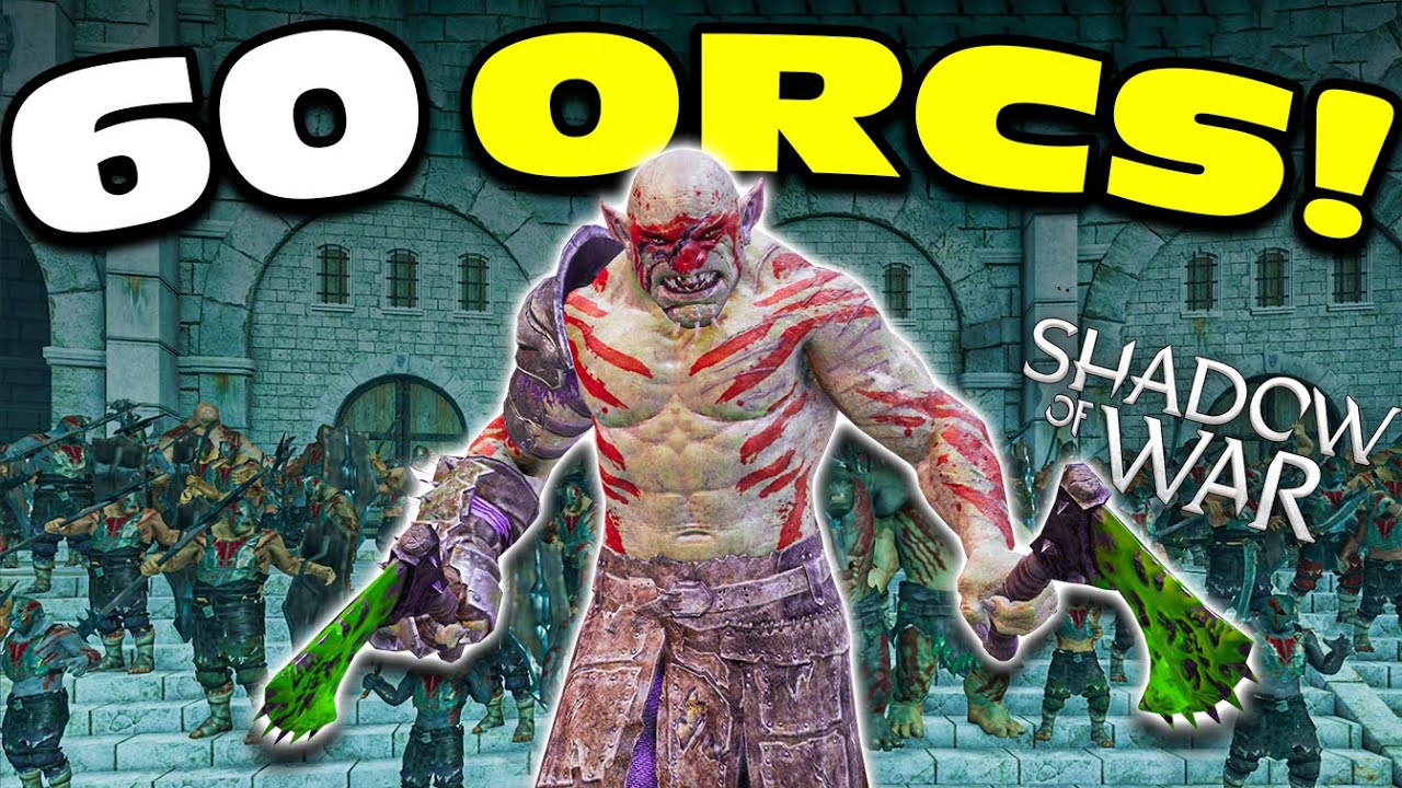 Putting 60 ORCS into the BIGGEST Pit Fight Tournament in Shadow of War ...