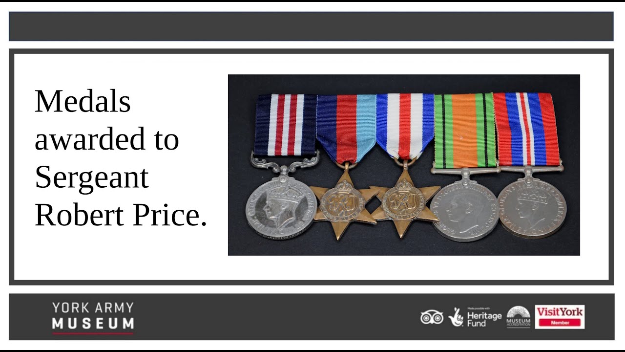Medals awarded to Sergeant Robert Price - YouTube