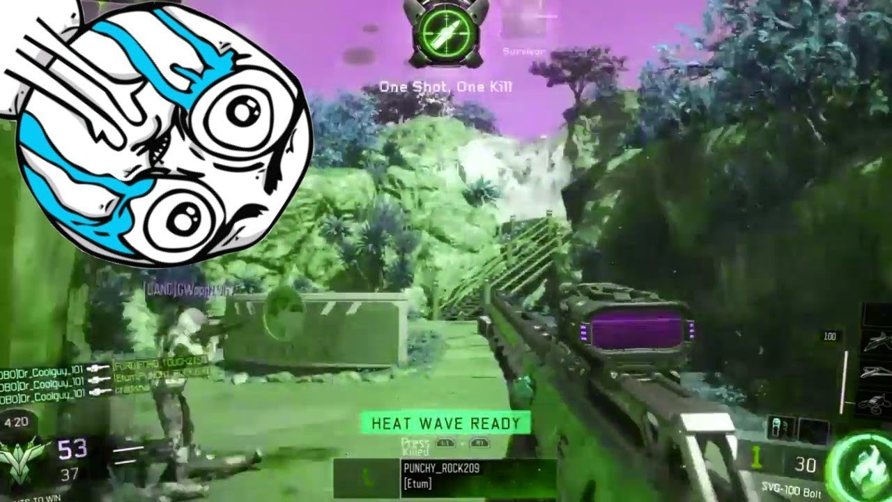 Bo3 SVG-100 Sniping Montage-(IN THE NAME OF LOVE) - YouTube
