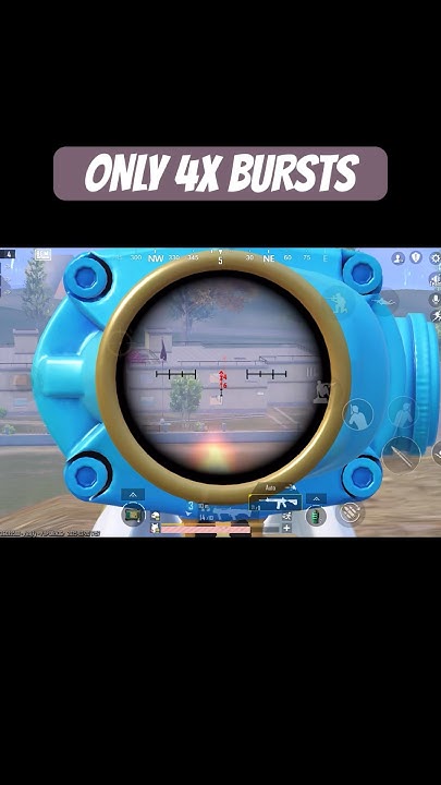 Satisfying 4x burst | M416 burst #pubg #bgmi #shorts - YouTube