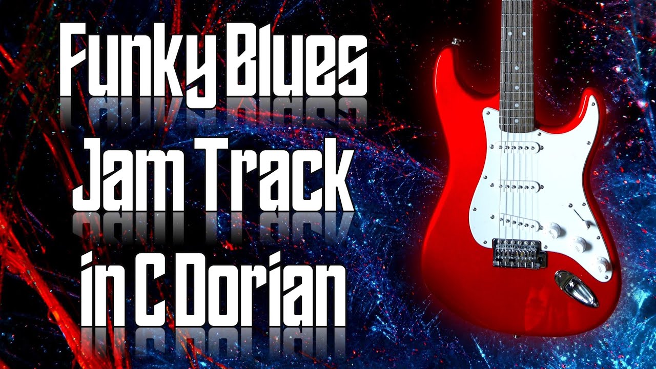Funky Blues Jam Track in C Dorian 🎸 Guitar Backing Track - YouTube