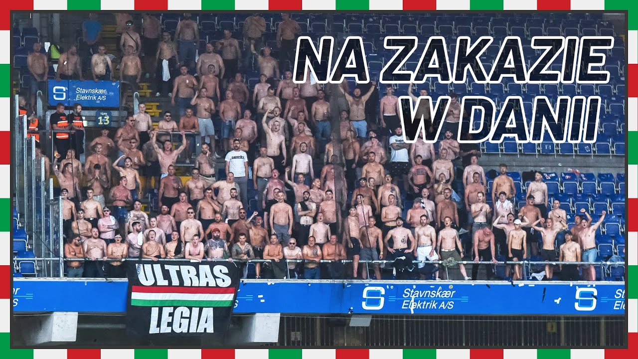 Legia na zakazie w Danii - YouTube