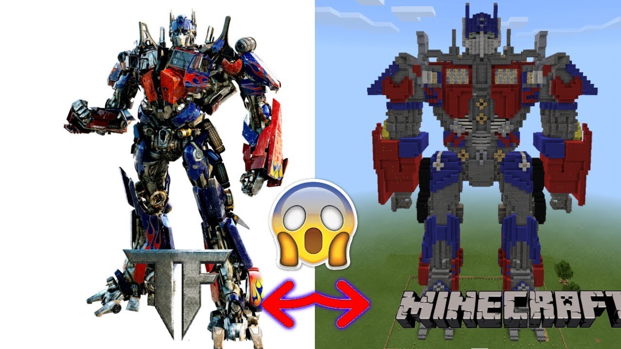 Minecraft optimus prime - YouTube
