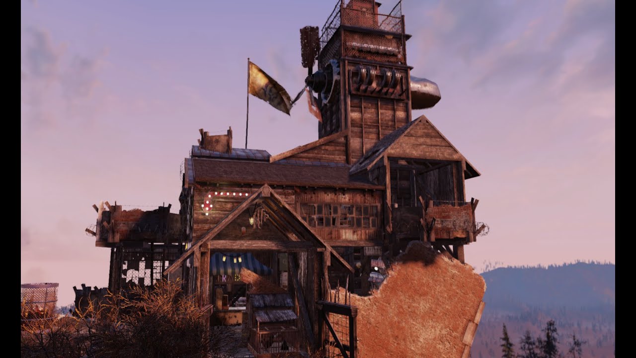 Fallout 76 Eviction Notice Raider Camp - YouTube