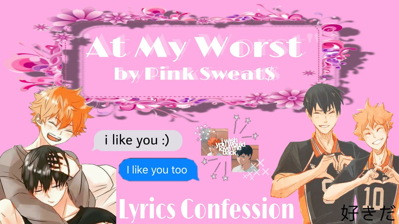 Haikyuu Text | Kagehina ️ |Lyrics Confession - YouTube