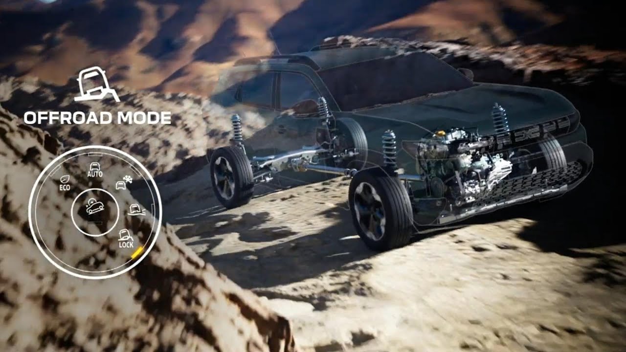 The new DRIVING MODES of Dacia Duster 3 #daciaduster - YouTube