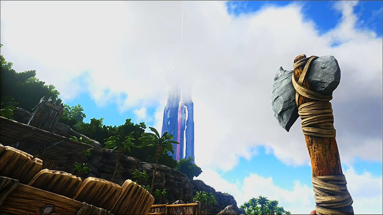 Building A Beach Base | ARK: Survival Evolved Part 9 - YouTube