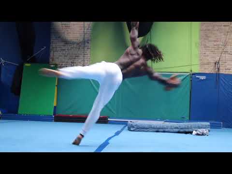 alseny  acro sylla straps training demo