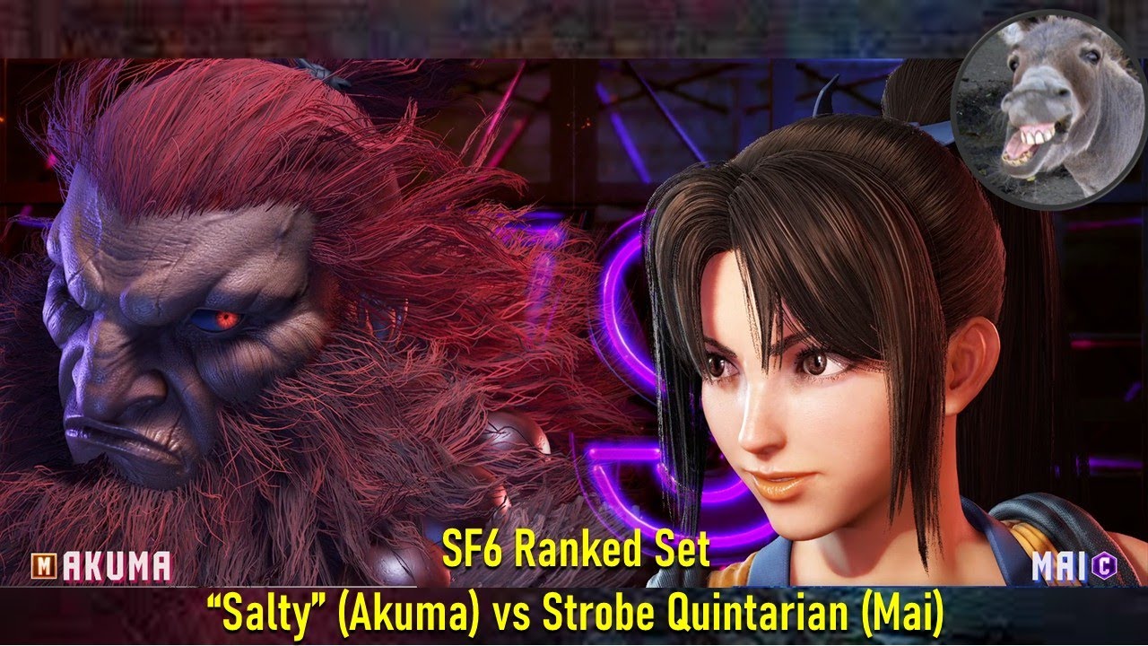 SF6 Modern Akuma(no name) vs Mai (Strobe Quintarian) - YouTube