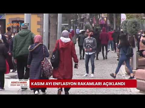 Kasım ayı enflasyon rakamları açıklandı