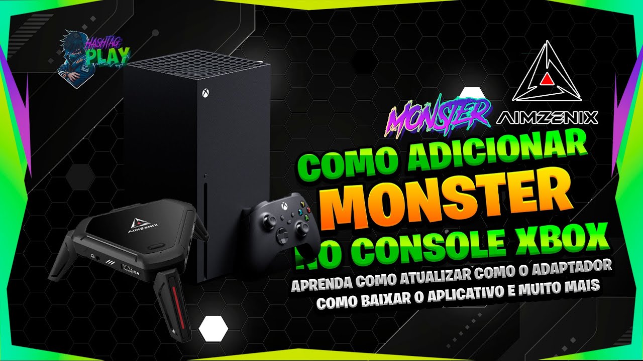 ☢️TUTORIAL☢️COMO CONECTAR O MONSTER NO XBOX ? GUIA E CONFIGURAÇÃO ...