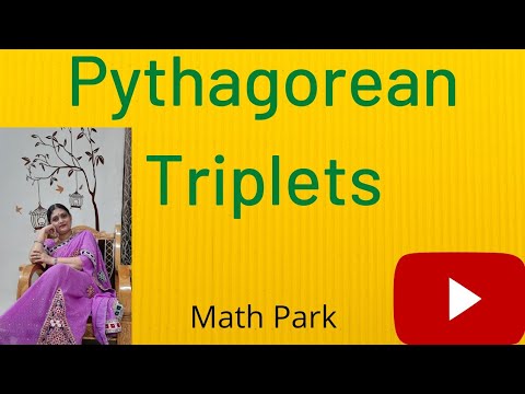 Pythagorean Triplets | CLASS 8 |CBSE|ICSE|Math Park - YouTube