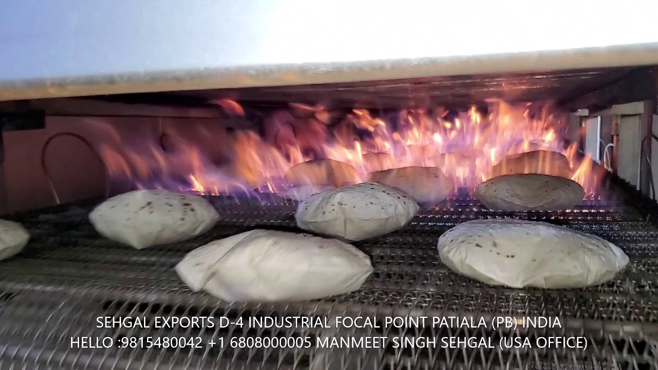 PUFFING OF CHAPATI MAKING MACHINE - YouTube