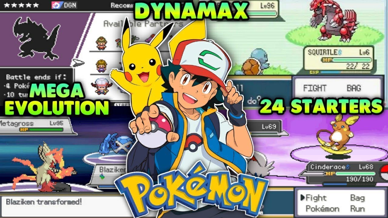 [NEW UPDATE] Pokemon Gbs Rom Hack With Dynamax, 24 Starters, Gen 1 to 8 ...