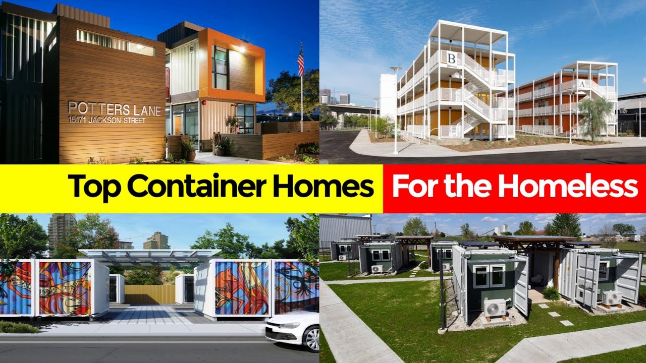 Shipping Container Homes for the Homeless - Dignity Shelters - YouTube