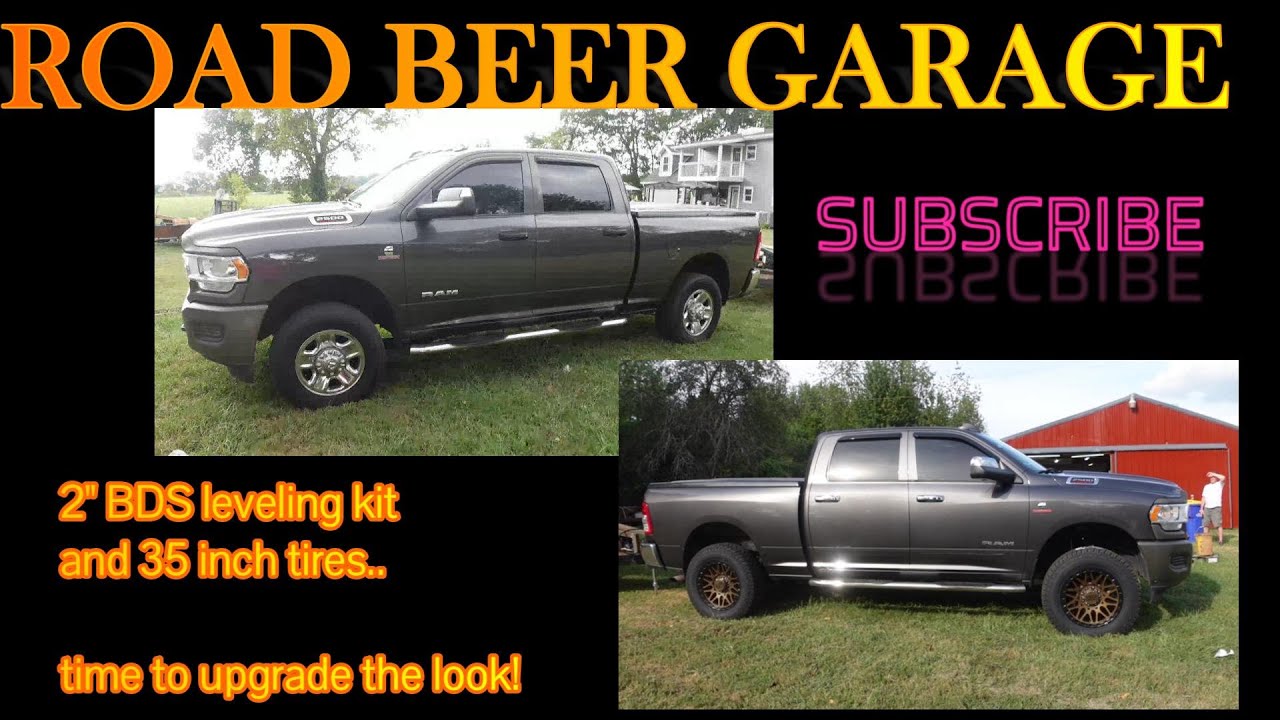 Installing the BDS 2" leveling kit and a brand new set of 35" tires ...
