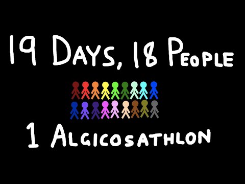 Algicosathlon Day 1+2+3+4+5+6+7+8+9+10+11+12+13+14+15+16+17+18+19 = 190