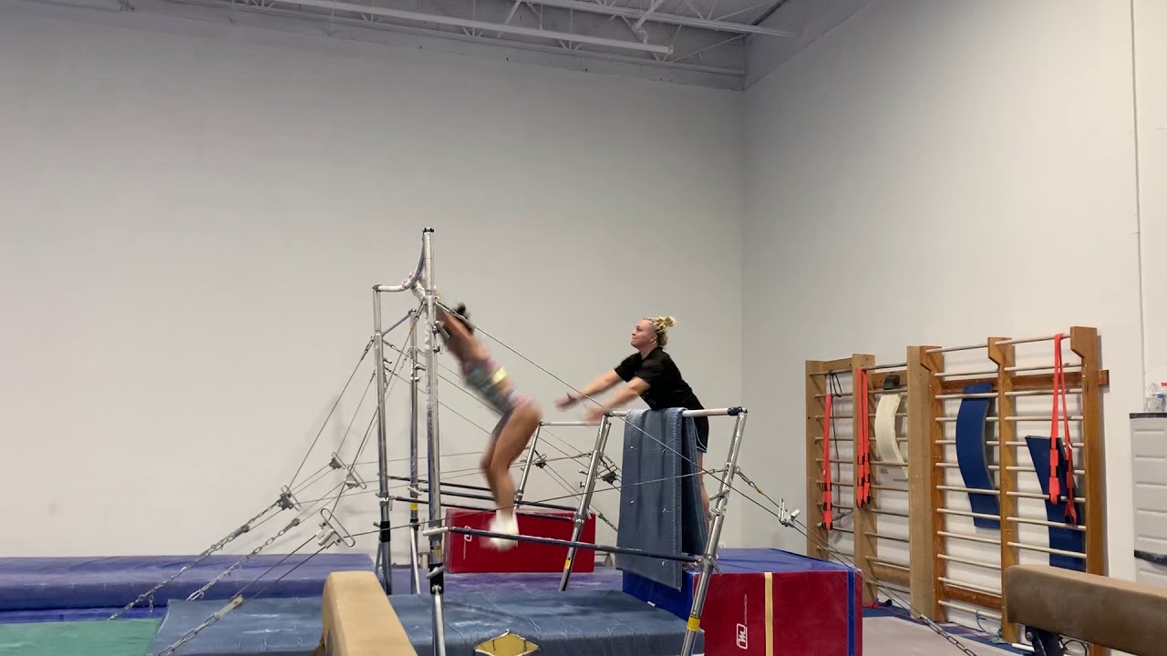 Alyssa Guns Class of 2021, blind full tkachev in between the bars ...