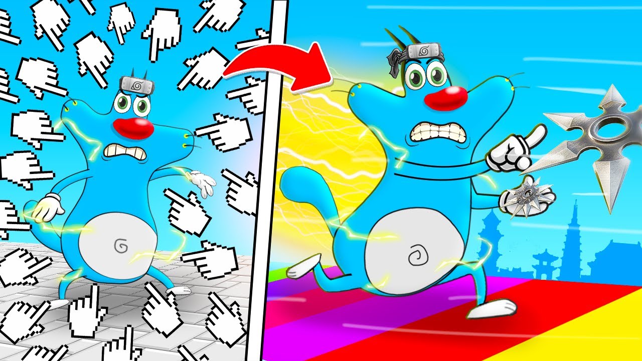 Roblox Oggy Become Greatest Ninja Anime Character With Jack In Anime ...