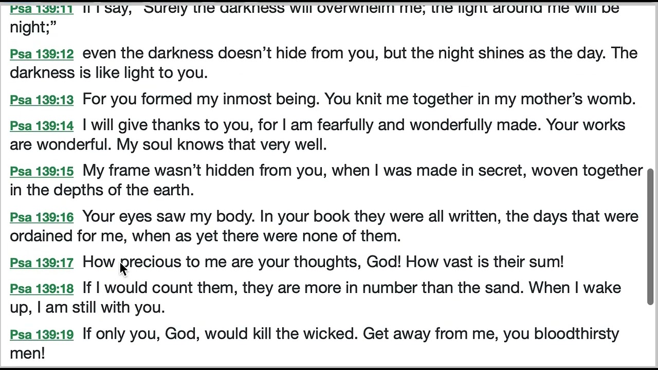 Psalm 139 Explained YouTube Psalm 139 Explained YouTube