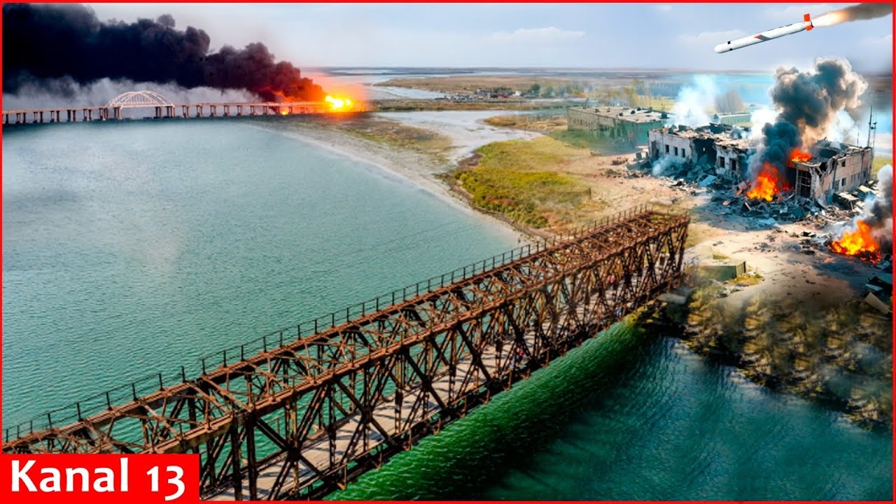 Russian Yelabuga drone factory, Crimean Bridge, Henichesk crossing are ...