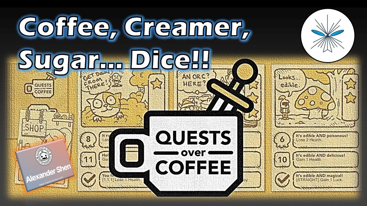 "Quests over Coffee" - Rules and Gameplay - YouTube