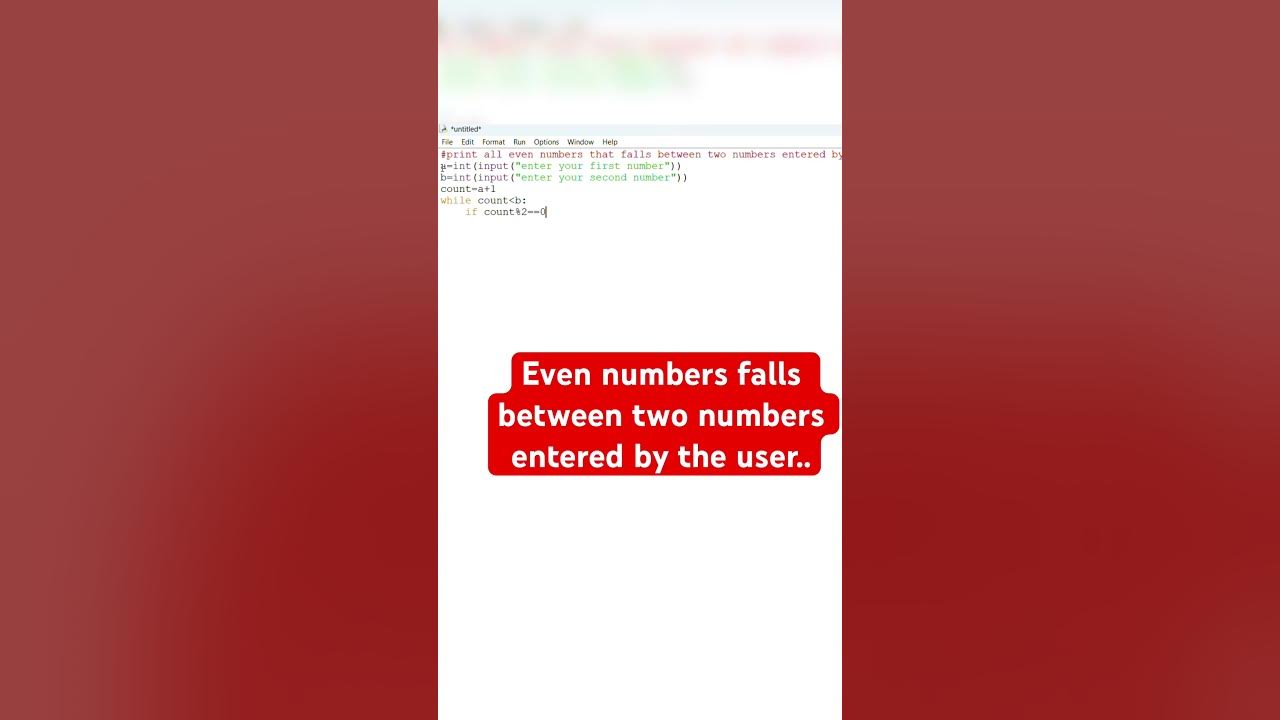 Python problem #1🐍 #python #pythonforbeginners #pythontutorial # ... Python problem #1🐍 #python #pythonforbeginners #pythontutorial # ...