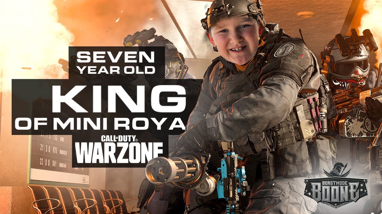 7 YEAR OLD KING OF MINI ROYALE | CALL OF DUTY WARZONE - YouTube