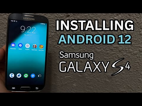 Installing Android 12 on the Galaxy S4 (Custom ROM)