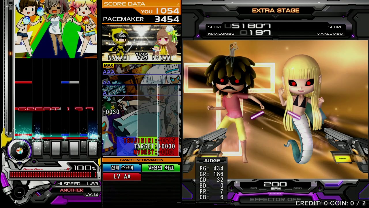 [IIDX] beatmania IIDX 27 HEROIC VERSE Χ-DEN Hard Clear - YouTube
